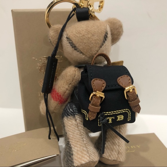 Burberry | Bags | Burberry Thomas Bear Rucksack Backpack Bag Charm ...
